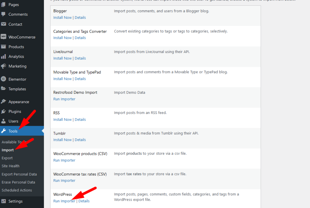 How To Import Product Demo Data Restrofood